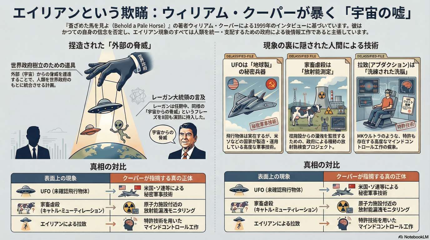William Cooper : UFO/ET/"cattle mutilation" はどれも情報機関による欺瞞だ | UFO ...